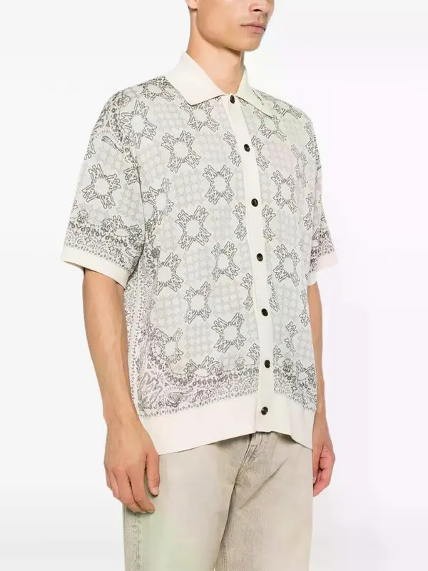 Amiri Ma Quad Check Short-sleeve Shirt