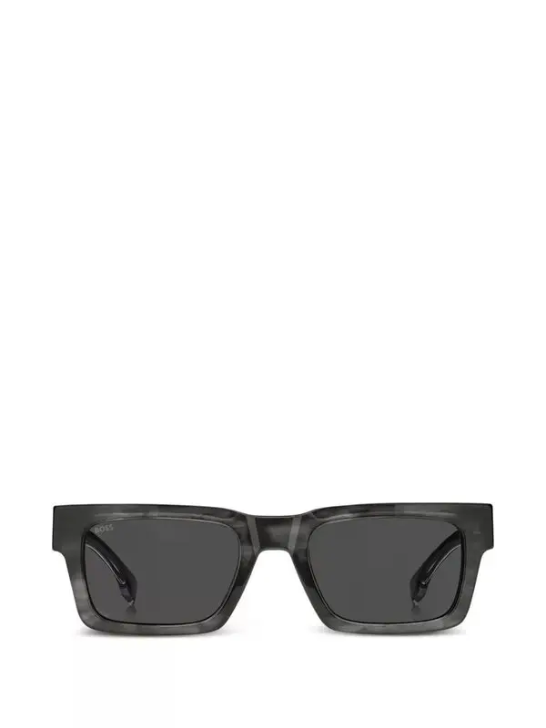 BOSS Rectangle Frame Sunglasses - Grey