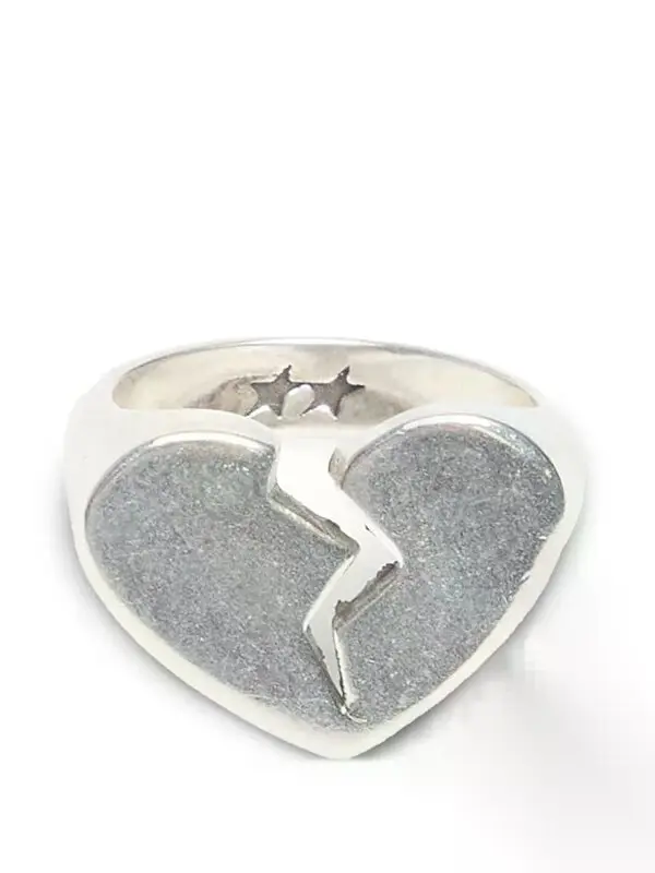 TWOJEYS Heart Motif Ring - Silver