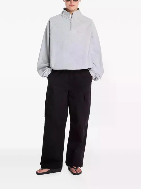 DIME Quarter-zip Sweater With Embroidered Logo