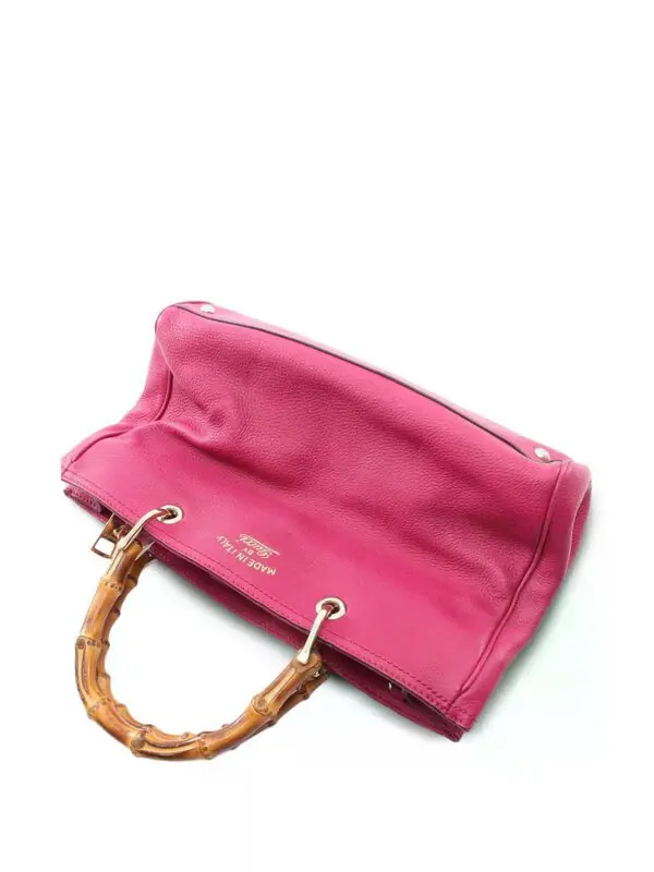 Gucci Bamboo Shopper Tote Bag - Pink