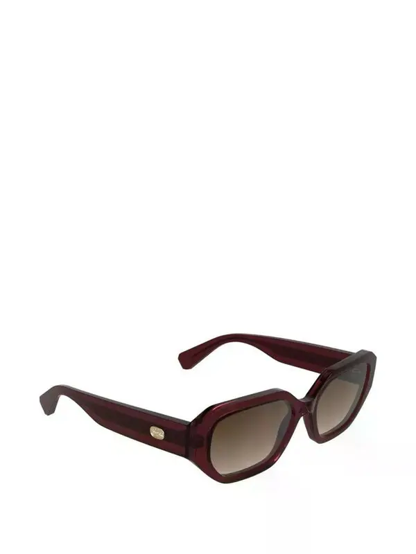 Lacoste Geometric Frame Sunglasses