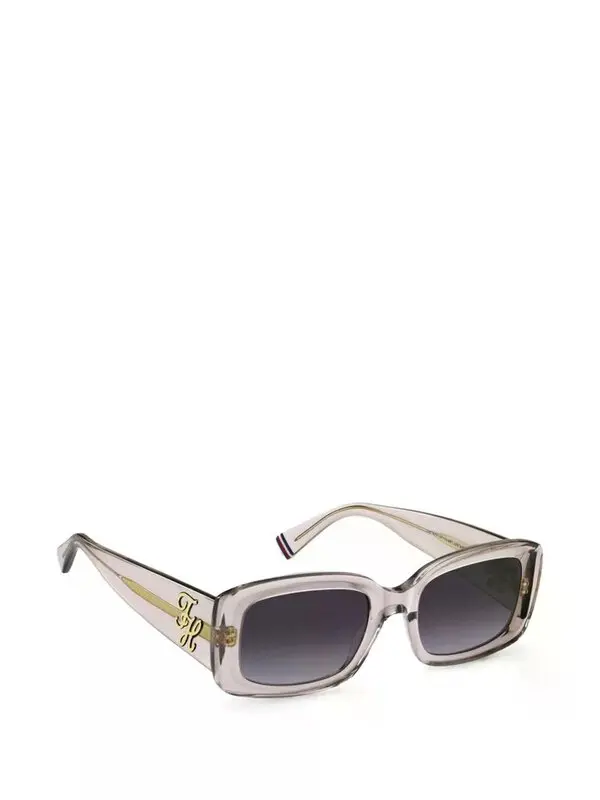 Tommy Hilfiger Rectangle Frame Logo Plaque Sunglasses