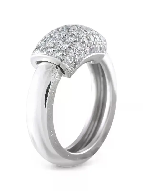 PIAGET 18k White Gold Diamond Dancer Ring - Silver