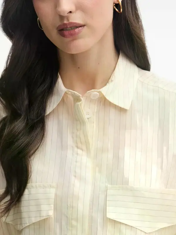 BENETTON Striped Long Sleeve Shirt