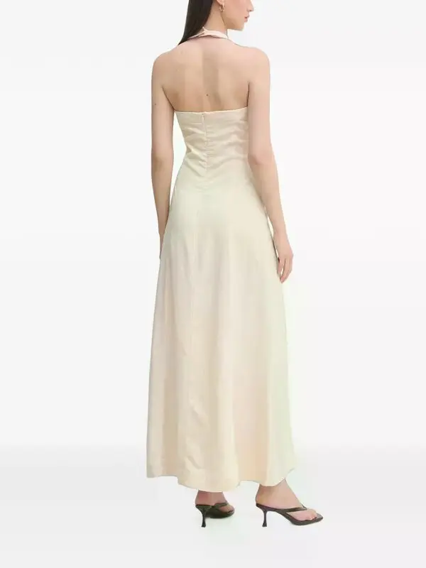 GAUDI Halterneck Backless Maxi Dress