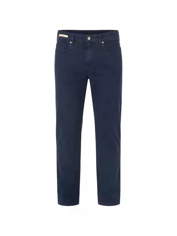 SIVIGLIA Slim-fit Gabardine Trousers - Blue
