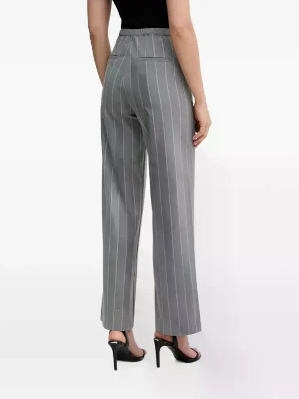 BENETTON Pinstriped Wide-leg Trousers