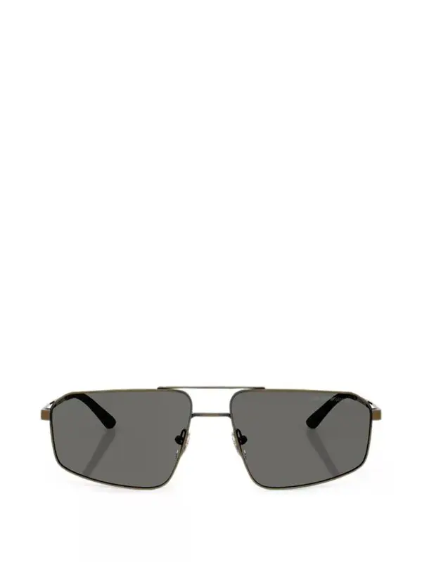 Emporio Armani Geometric Frame Sunglasses - Brown