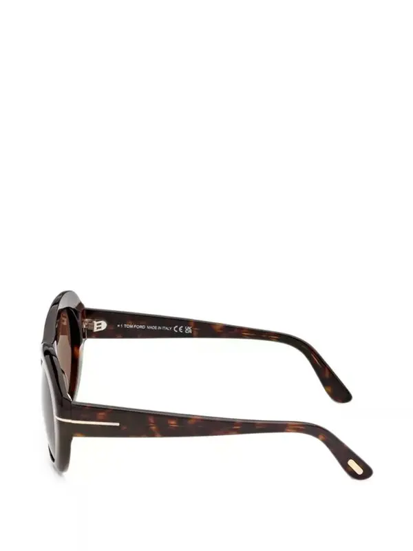 TOM FORD Elodie-02 Round-frame Sunglasses