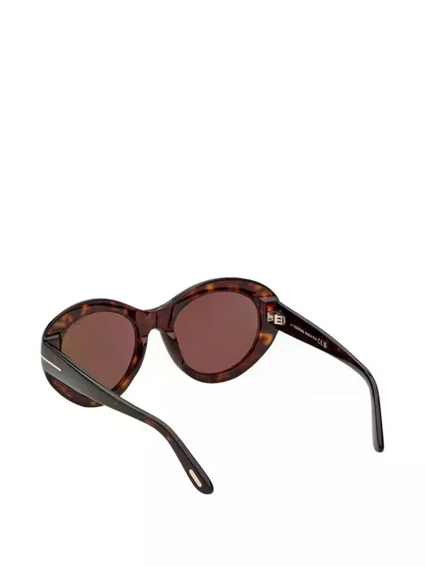 TOM FORD Elodie-02 Round-frame Sunglasses