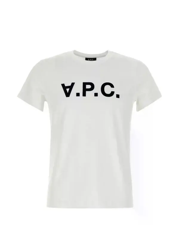 A.p.c. Logo Print T-shirt - White