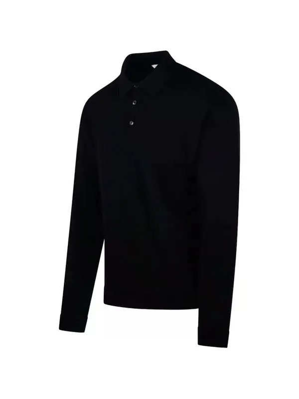 ROBERTO COLLINA Long-sleeve Polo Sweater