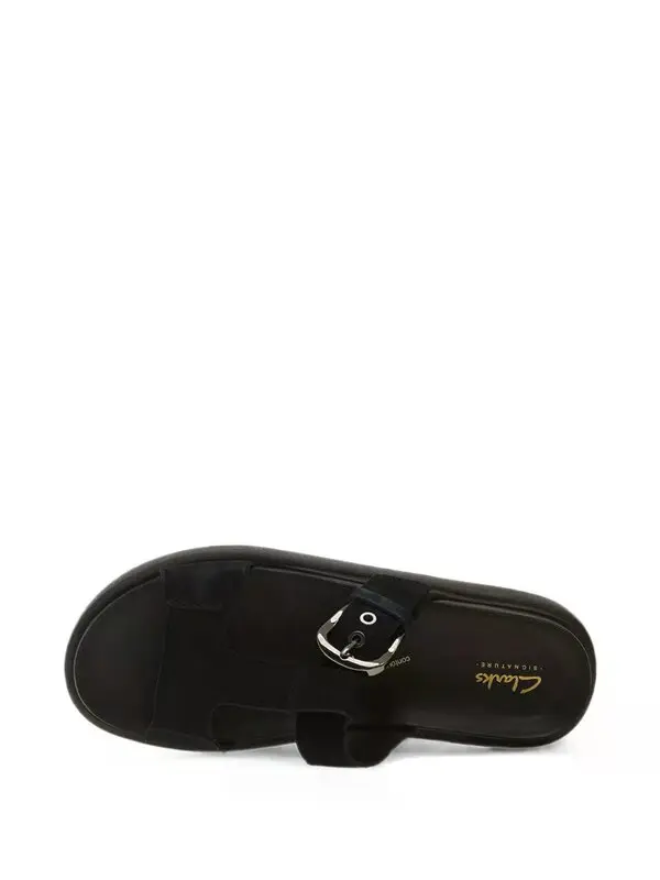 Clarks Buckle-fastening Suede Sandals
