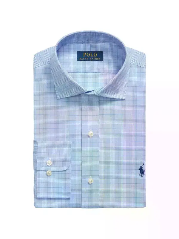Polo Ralph Lauren Check-pattern Logo-embroidered Shirt