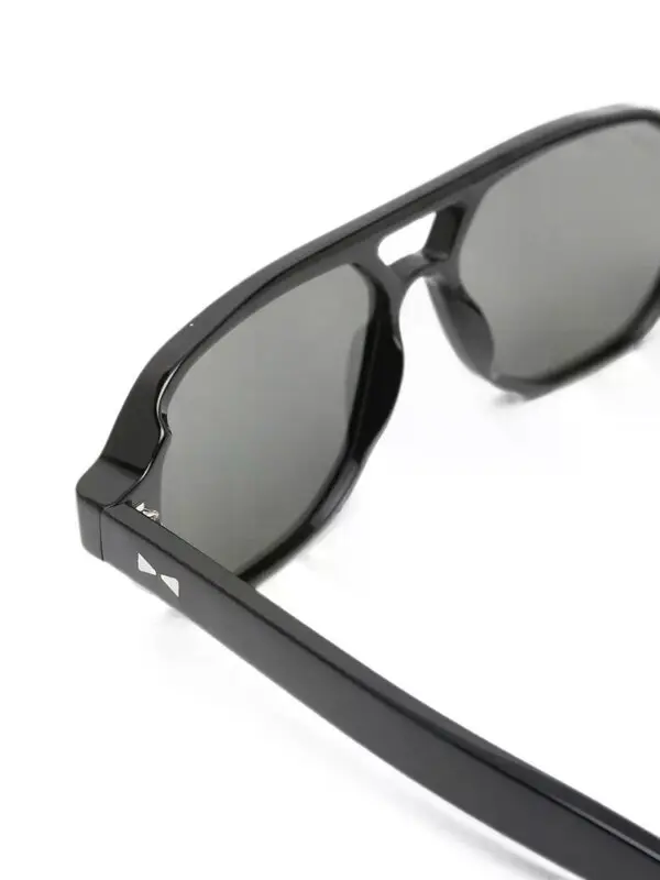 SNOB Pilot Frame Double Bridge Sunglasses