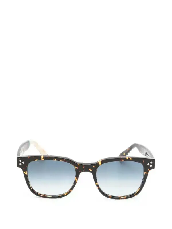 SNOB Tortoiseshell-effect Square-frame Sunglasses