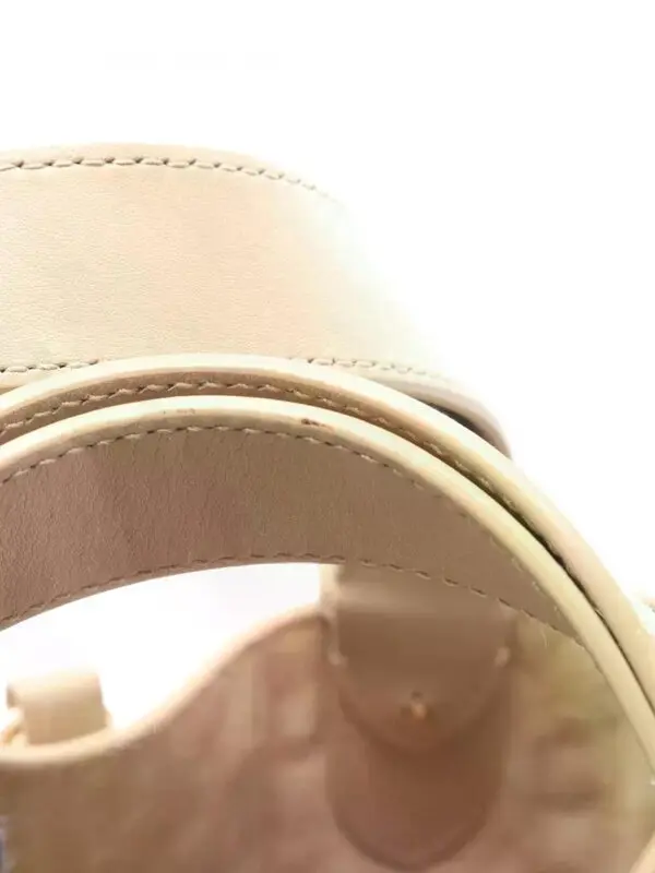 Dior Beige Leather Cannage Quilted Handbag - Neutrals