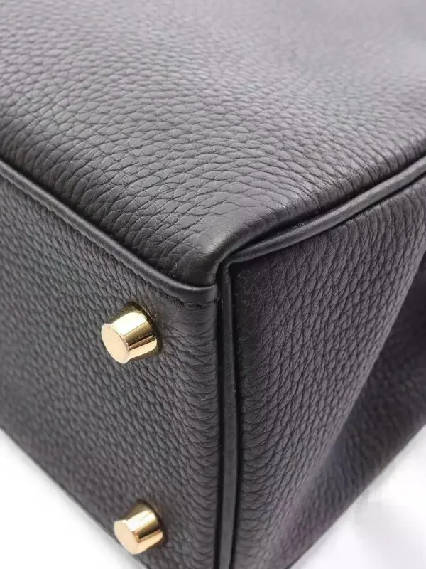 Hermès 25 Kelly Togo-leather Tote Bag - Black