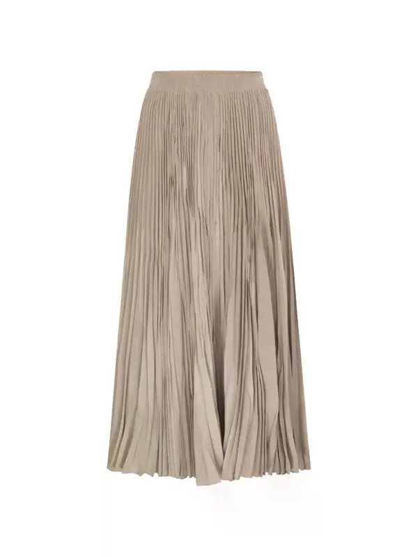 Max Mara Pleated Flared Maxi Skirt