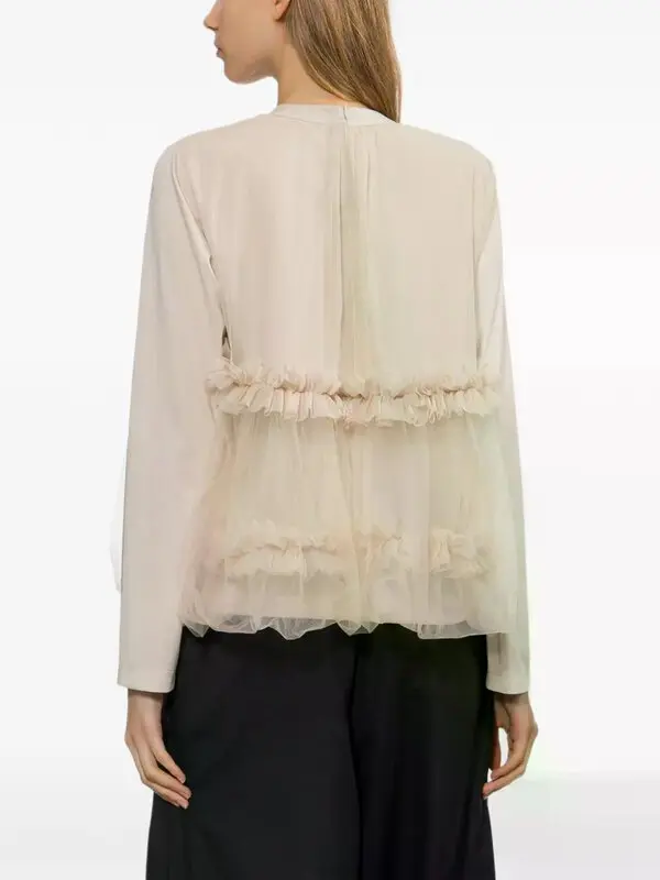 Noir Kei Ninomiya Ruffled Long-sleeved Top
