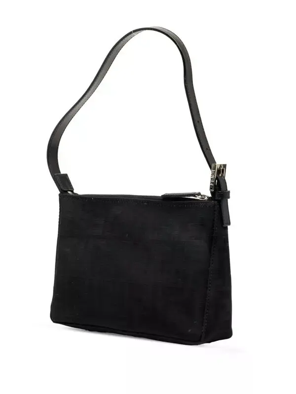 Fendi Zucca Canvas Pochette Shoulder Bag