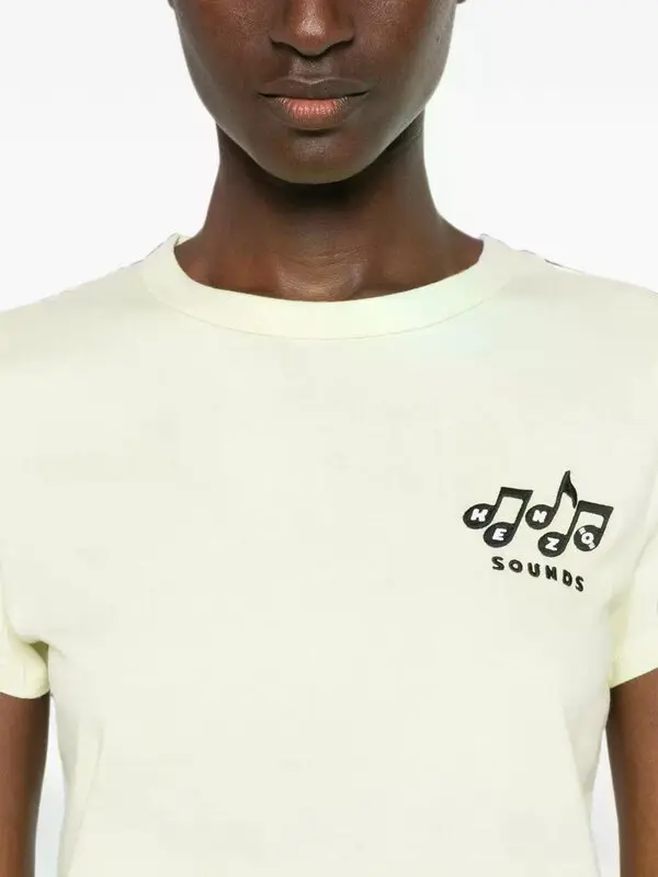 Kenzo Sounds Embroidered Crew Neck T-shirt