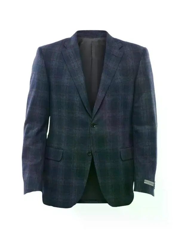 Corneliani Check-pattern Single-breasted Blazer