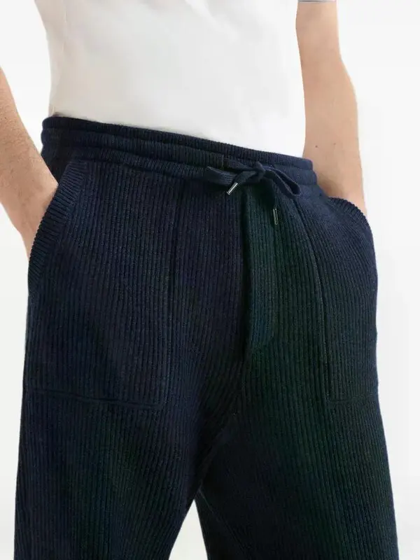 Brunello Cucinelli Cashmere English Rib Knit Joggers
