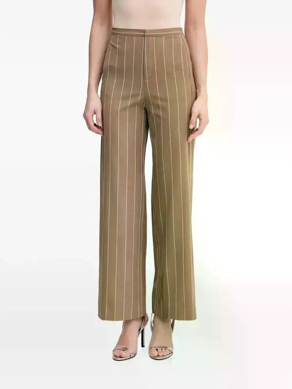 BENETTON Pinstriped Wide-leg Trousers