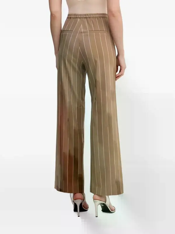 BENETTON Pinstriped Wide-leg Trousers