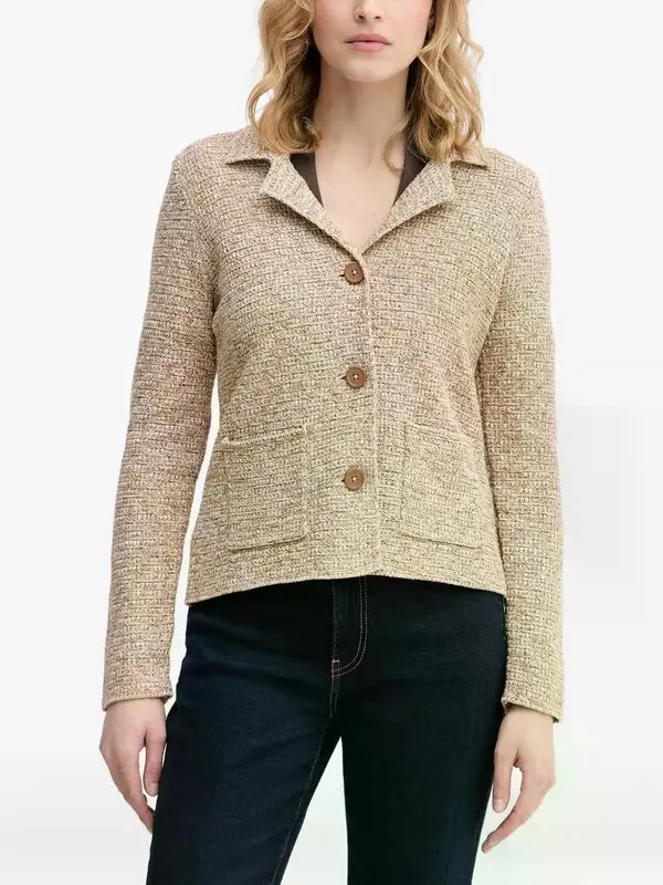 BENETTON Button-fastening Patch-pocket Cardigan
