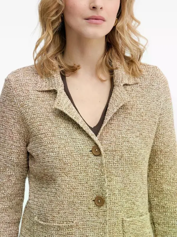 BENETTON Button-fastening Patch-pocket Cardigan