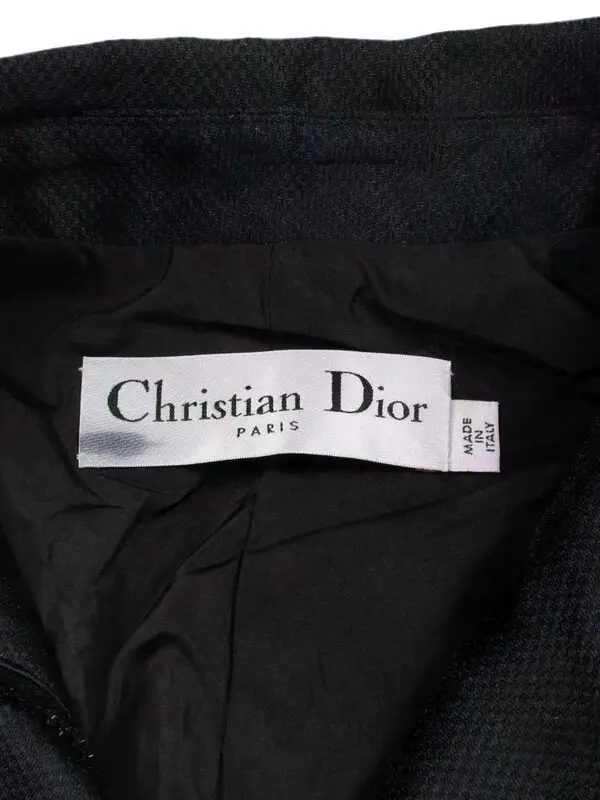 Dior Spread Collar Zip Up Shirt Jacket