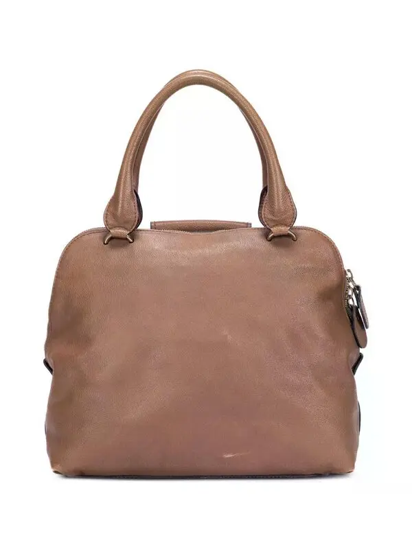 Chloé Elsie Turn-lock Tote Bag - Neutrals