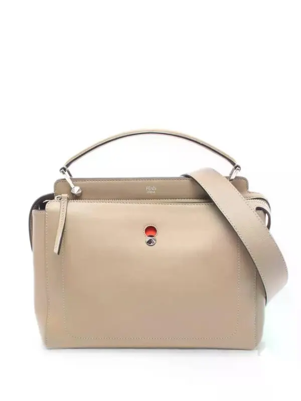 Fendi Dotcom Leather Tote Bag