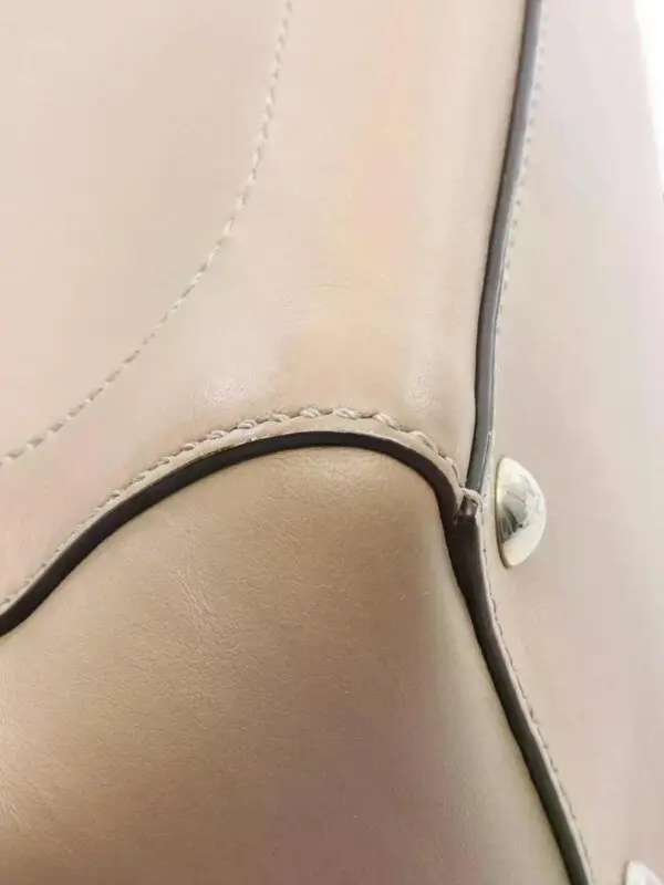 Fendi Dotcom Leather Tote Bag