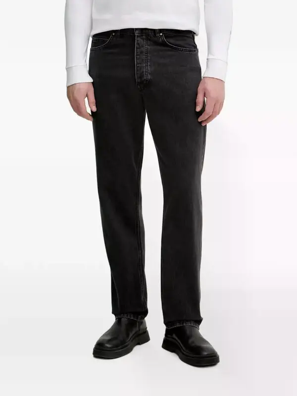 BENETTON Faded Effect Straight-leg Jeans