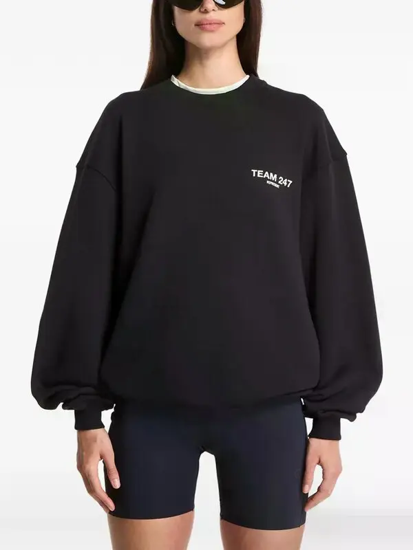 REPRESENT Team 247 Logo Print Oversized Sweater