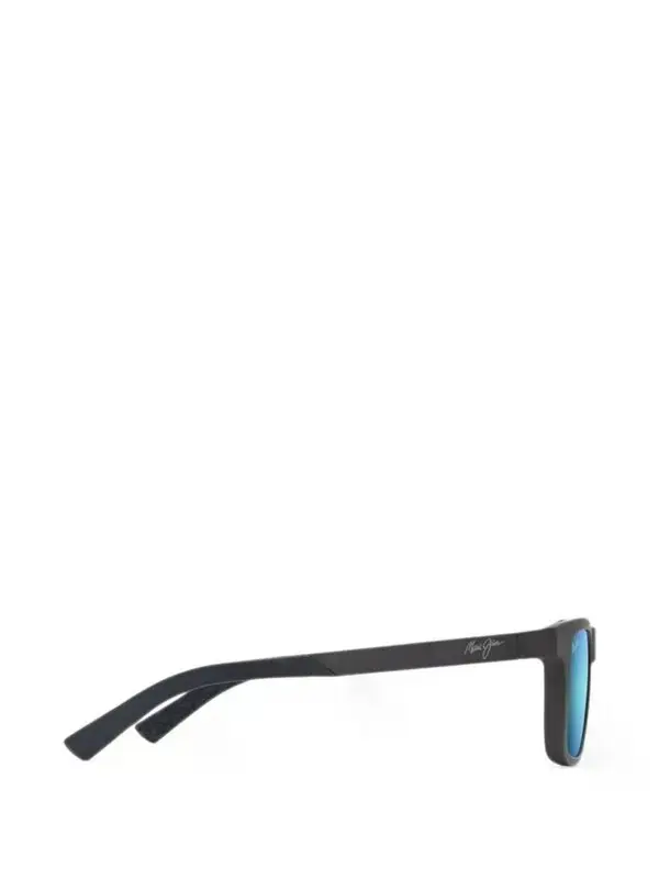 Maui Jim Moaka Rectangle Frame Sunglasses - Black