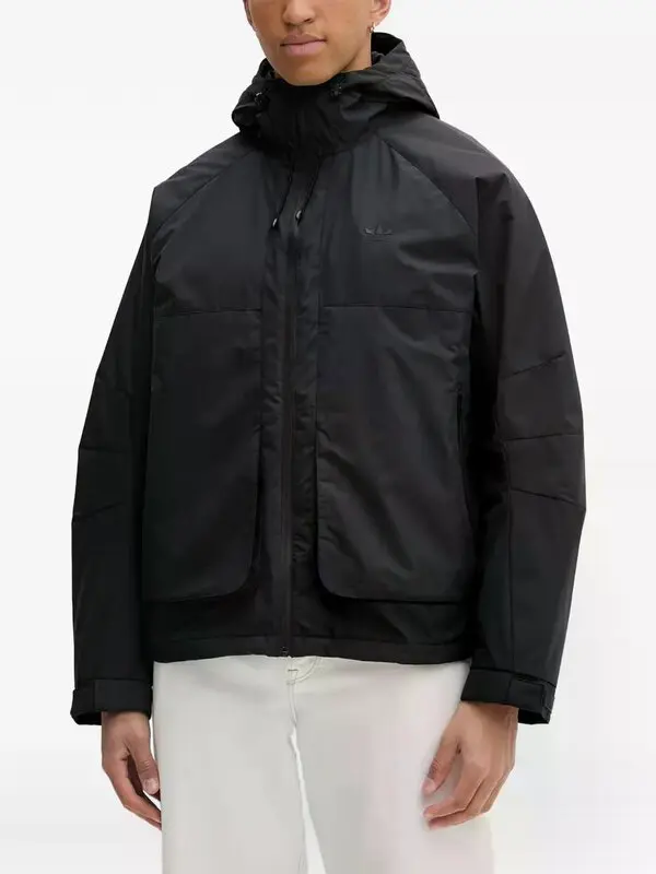 Adidas Premium Essentials Utility Hooded Jacket - Black