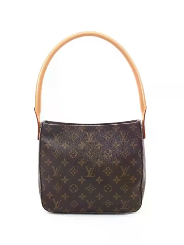 LOUIS VUITTON Monogram Canvas Looping Tote Bag - Brown