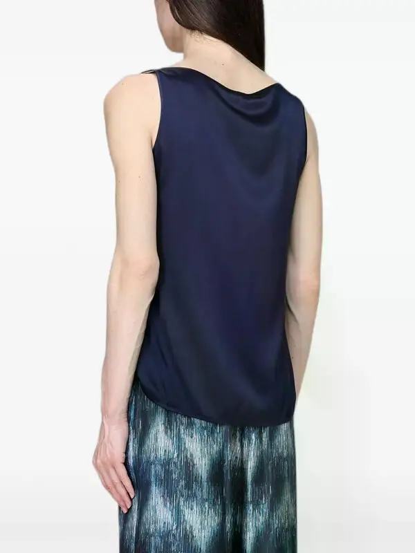 Max Mara Sleeveless Satin Top