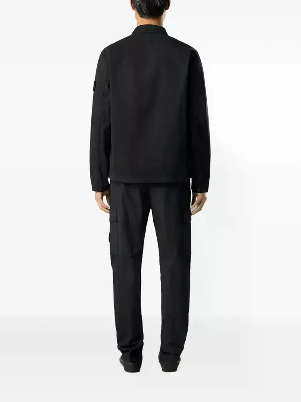 Stone Island Logo Patch Cargo Trousers