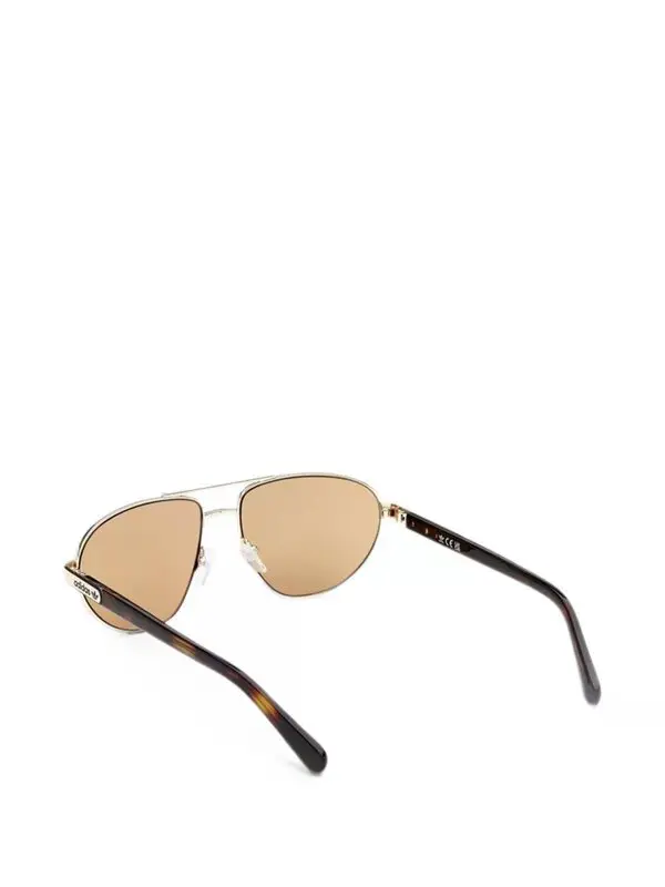 Adidas Pilot Frame Sunglasses With -tone And Tortoiseshell Effect