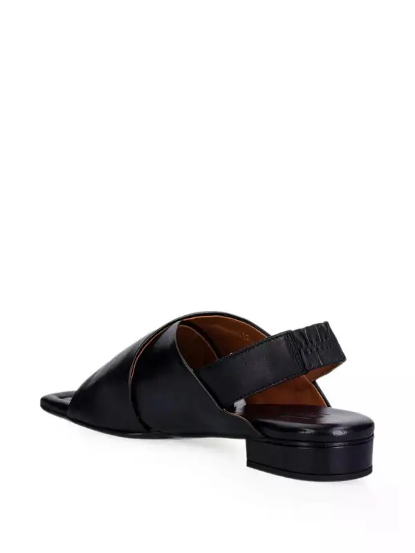 BILLI BI Leather Criss-cross Slingback Sandals