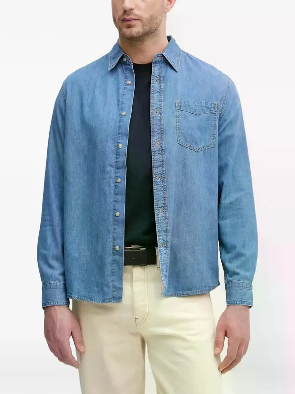 BENETTON Chest-pocket Denim Shirt