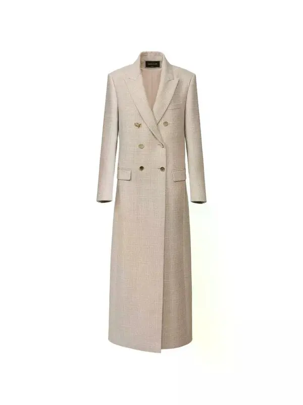Fabiana Filippi Double-breasted Check-pattern Coat