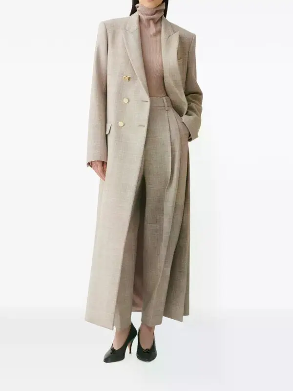 Fabiana Filippi Double-breasted Check-pattern Coat