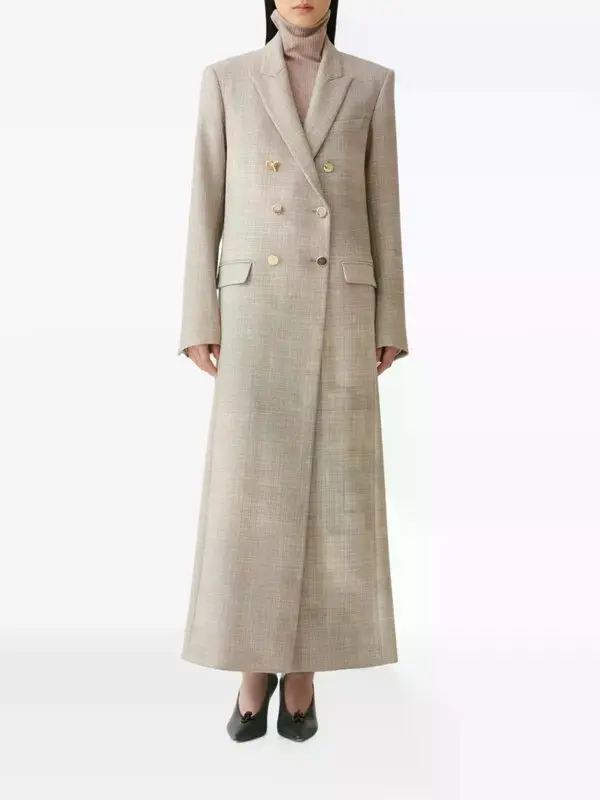 Fabiana Filippi Double-breasted Check-pattern Coat